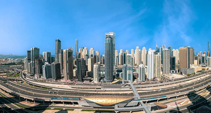 Près D'metro A Pied De La Plage & Marina 30e Etage - Dubaï Marina