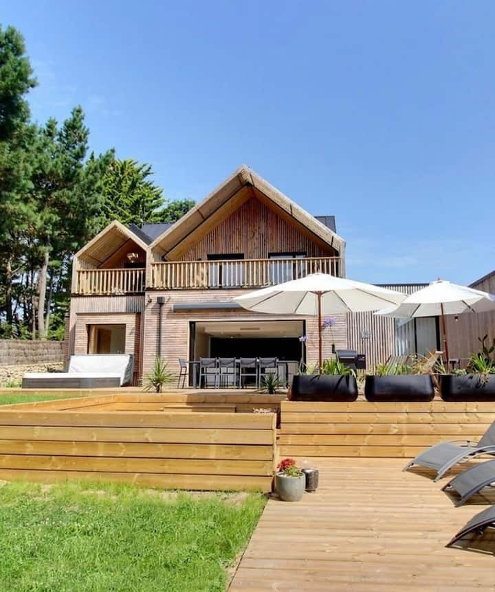 Grande Demeure Luxe Jacuzzi Hammam Plage Et Mer - Auray