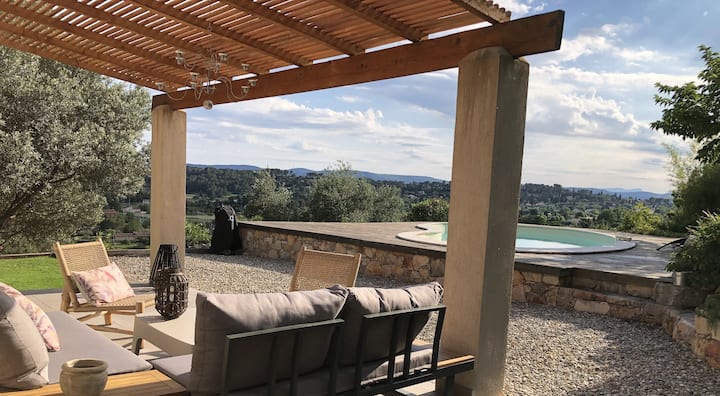 * Maison De Charme Vue Panoramique Et Piscine* - Lorgues