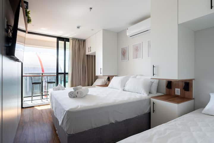 Moderno Flat Para Família Ou Grupo No Centro - Brasília