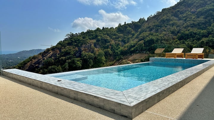 Villa Capri Piscine Jacuzzi Vue Mer - サムイ島