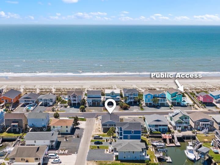 2nd Row | Ocean View | 140 Steps To The Beach - Holden Beach, NC