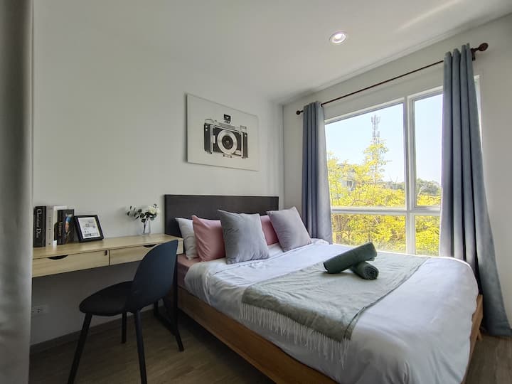 2 Mins Bike Homey Unit To Bts Bang Chak - Phra Khanong