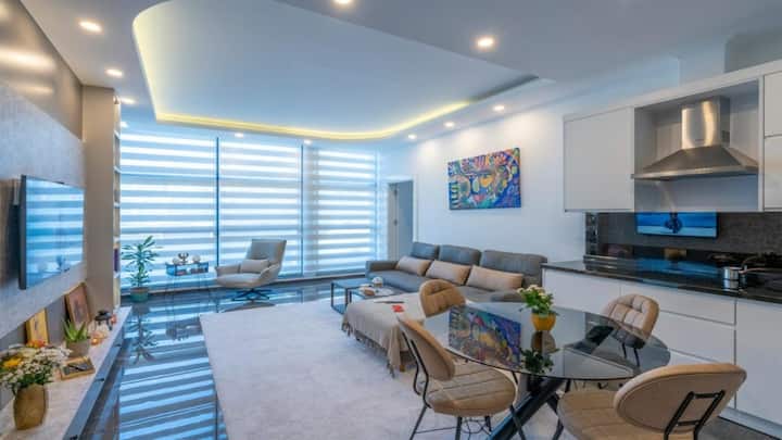 Luxury, Stylish 1+1 Near Beach - Alanya