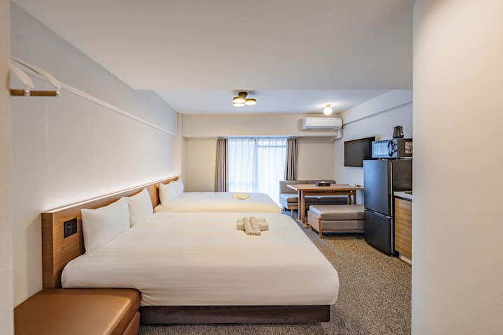2bed/lite House Kuromonⅲ/kix Direct/dotonborinamba - 梅田
