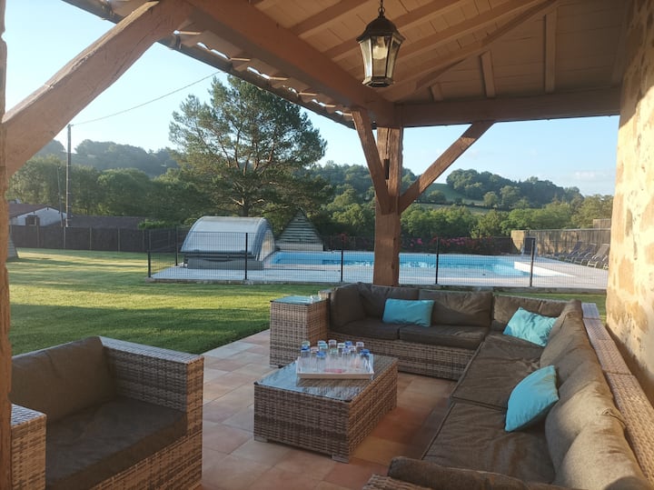 Trois Gîtes 20/24 Pers Piscine Spa, Sauna Fitness - Thiviers