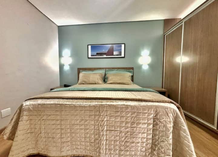 Flat 3 Crystal Place Goiania -Antigo Bristol Hotel - Goiânia