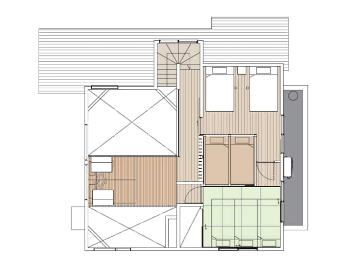 【山頂のワクワク秘密基地】絶景と冒険が待つヒュッテ！温泉＆Bbq可/（最大14名）/ワンダーヒュッテ - Atami