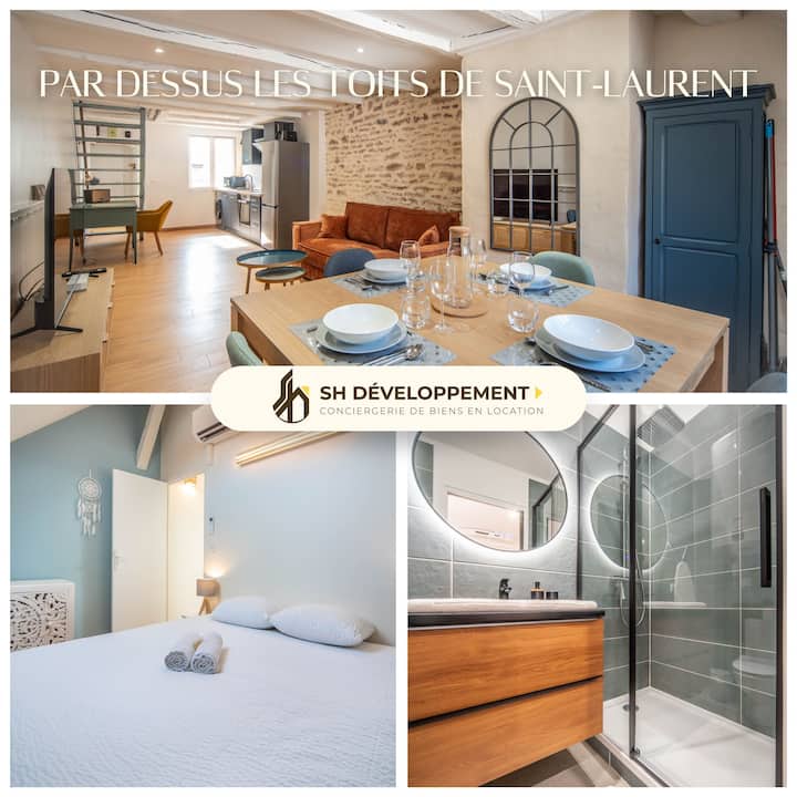 "Par Dessus Les Toits De Saint-laurent" - Chalon-sur-Saône