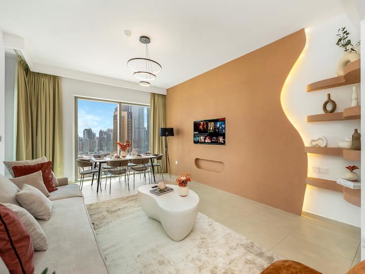 Superbe T3 Vue Burj Khalifa – À Pied Du Dubai Mall - Dubai