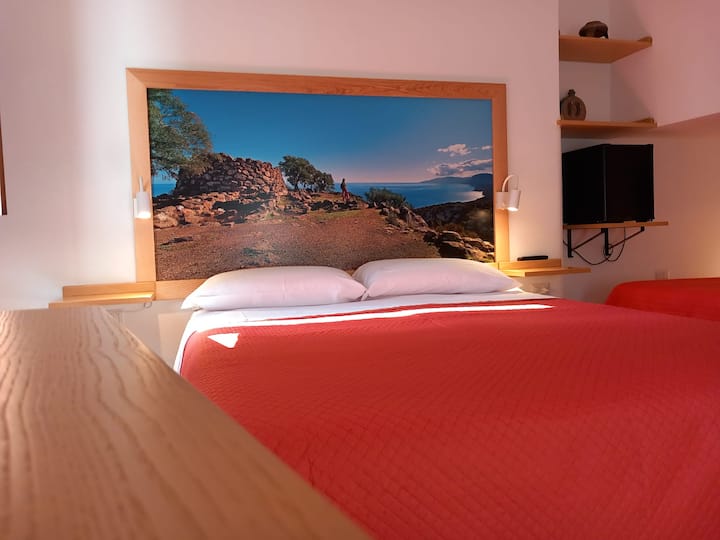 B&b Da Zietto Camera Arkeo, Quadrupla. - Cala Gonone