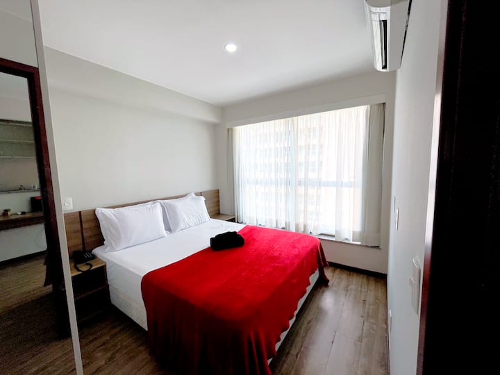 Flat Luxo Perto Riocentro A/c , Academia E Garagem - Rio de Janeiro