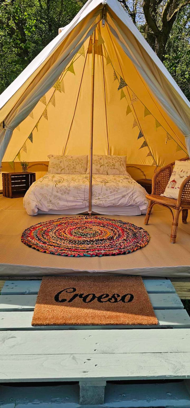 Dyffryn Bell Tent @ The Enchanted Oak - Lampeter
