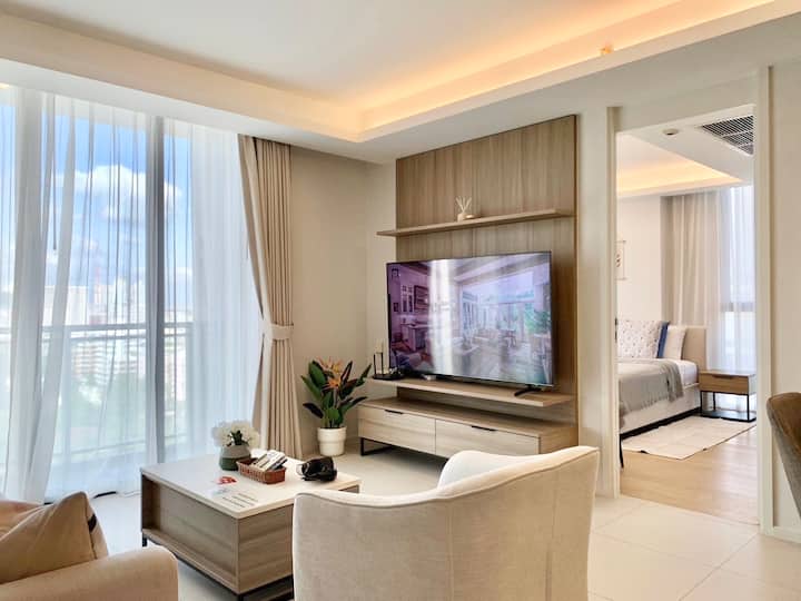 Perfect Location#2br#pool#gym@bts/mrt&max5ppl - Bangkok