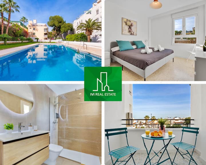 Ivi. Beach - Pool. Sotomar.  Carihuela - Torremolinos