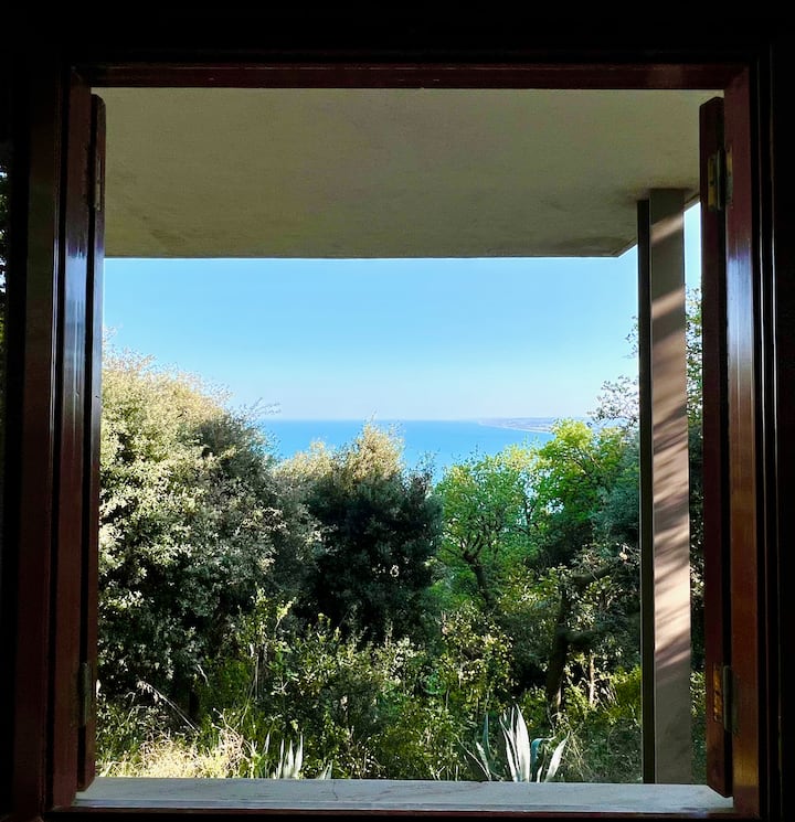 Villa Nel Cuore Del Monte Conero-camera Vista Mare - Sirolo