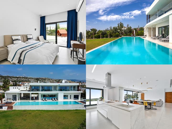 Garden View Suite In Villa - Infinity Pool & Gym - Paphos