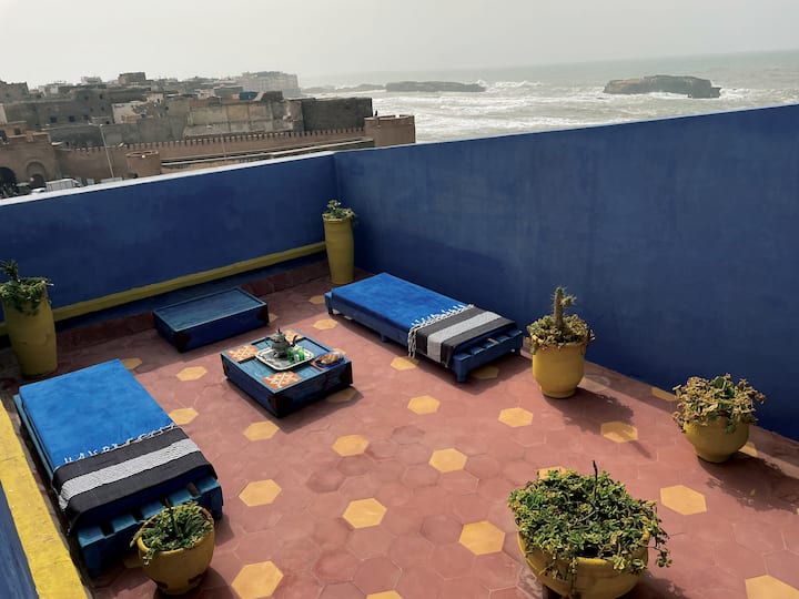Appartement Terrasse Vue Mer Face à La Médina - Essaouira