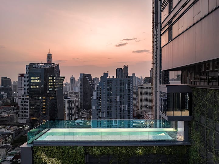 Sky Pool & Gym Luxury Condo【bts/siam/centralworld】 - Bang Rak