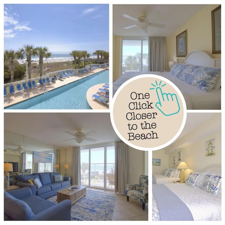 Oceanfront 3br/3ba Crescent Shores N Myrtle Beach - North Myrtle Beach, SC