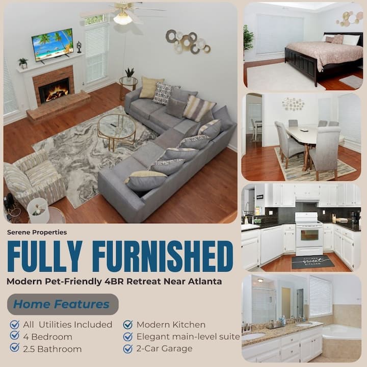 Autumn Charm Meets Modern Comfort In Atlanta - Cumming, GA