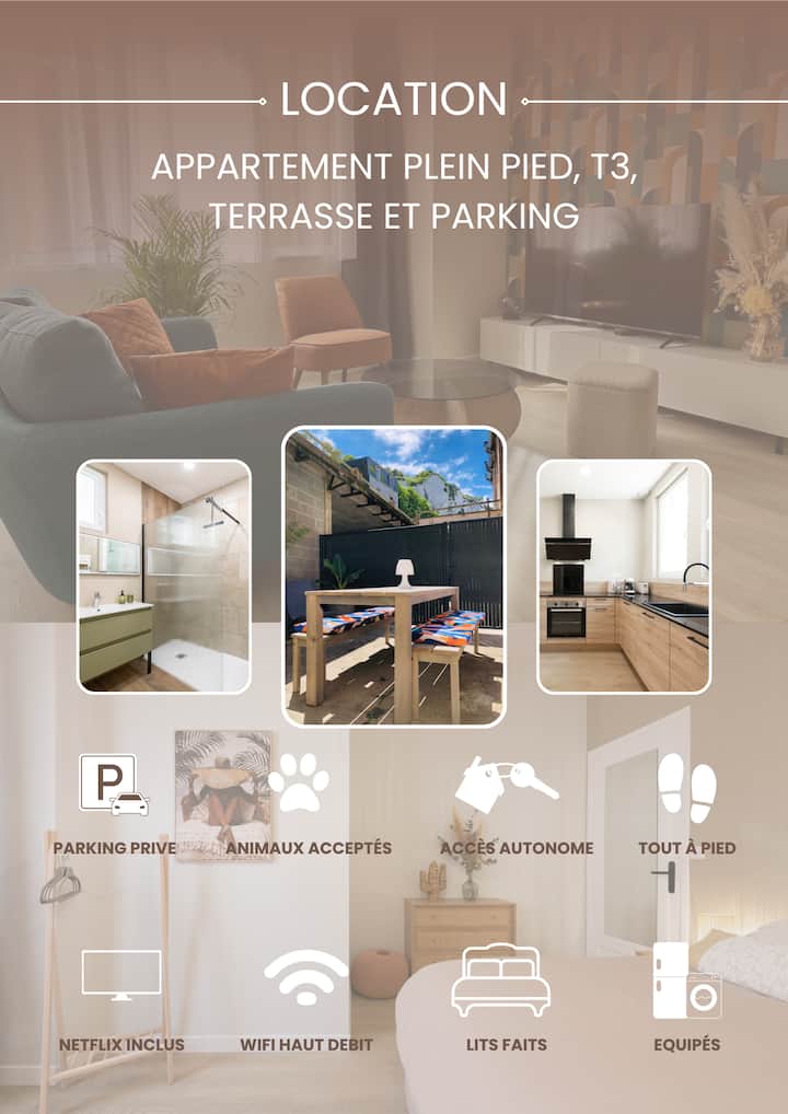 4*, Centre Ville Cordiers Parking Privé + Terrasse - Le Tréport