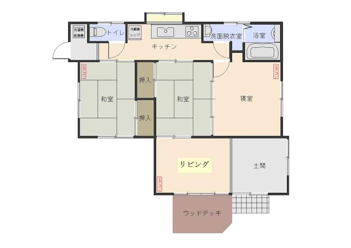 （S棟）【1棟貸切】富士山の麓　緑の中でBbqを楽しめる。2024年4月フルリノベーション - Shizuoka