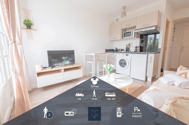 *Disneyland-paris, Studio* 2 Pers-parking-wifi - Magny-le-Hongre