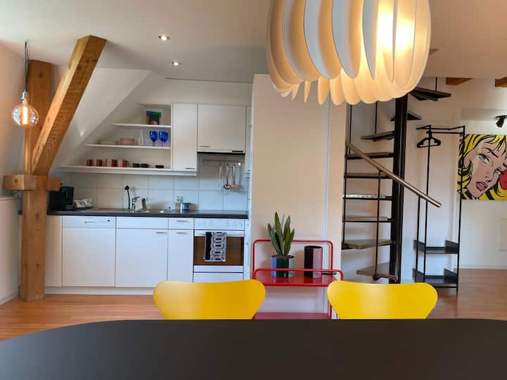 Reliving – Historic Loft Duplex In The City Center - Emmen, Suisse