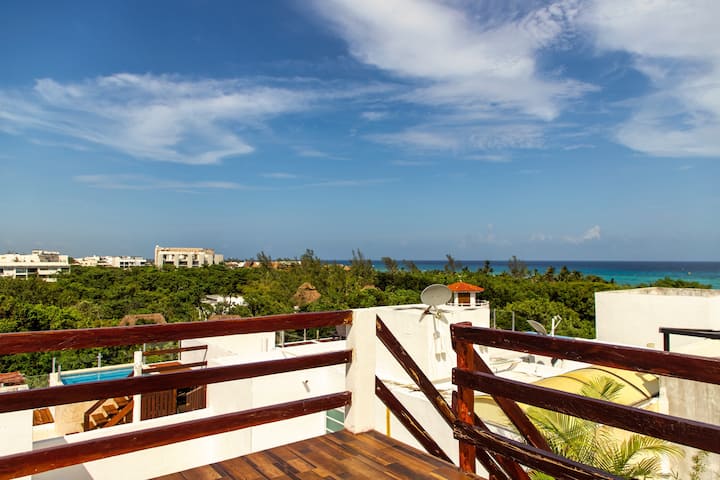 Mamita’s-king Bed - Ocean View -Private Hot Tub - - Playa del Carmen