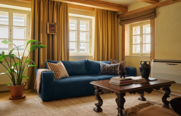 Two-level Apartment – With Balcony | Old Town Sq. - Prague