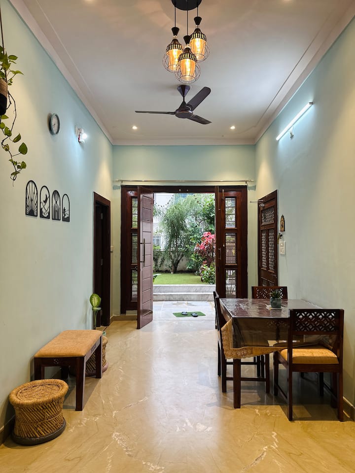 Peaceful Garden Home With Pool And Netflix Corner - Udaipur