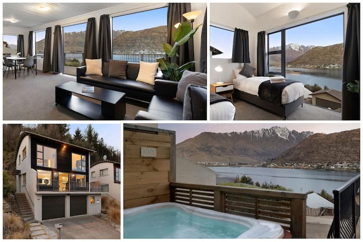 Peak Paradise Lodge - Hot Tub - Lake Views - Queenstown