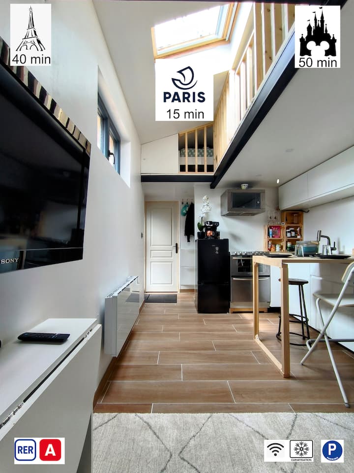 * Tiny House * Proche Paris  & Disney - Vincennes