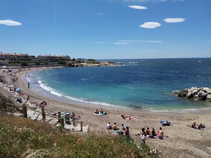 T3 Cosy. Evasion à 2 Pas De La Mer La Coudoulière - Sanary-sur-Mer