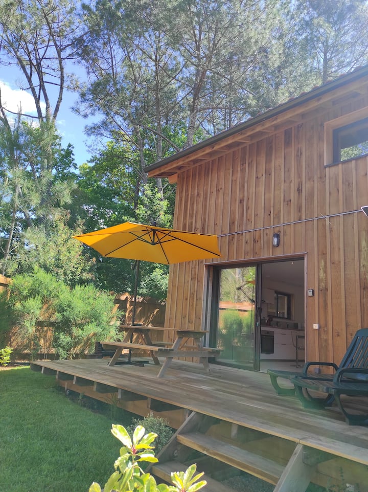 Agréable Maison Bois Tout Confort Au Calme - Soustons