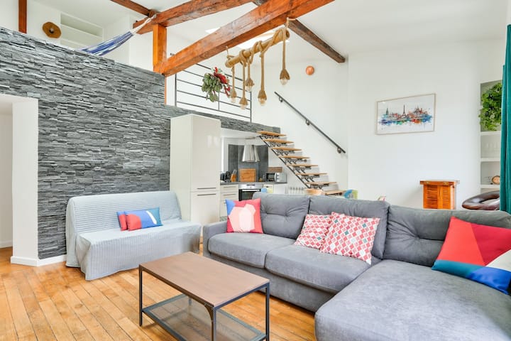 4p-charmant Duplex Proche Paris : Idéalement Situé - Levallois-Perret