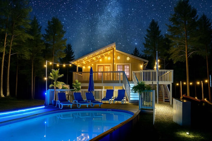 Cozy Chalet With Pool Hot Tub Bar Sauna Game Room - Pennsylvania