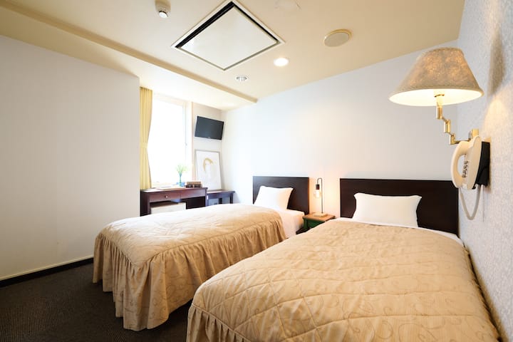 【ホテル翔/C喫煙】ツインルーム/2名まで宿泊可能/すすきの徒歩3分!好立地! - 삿포로시