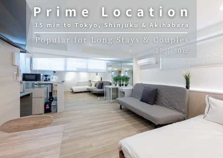 7min Sta./shinjuku Area/free Wifi#1 - Shinjuku City