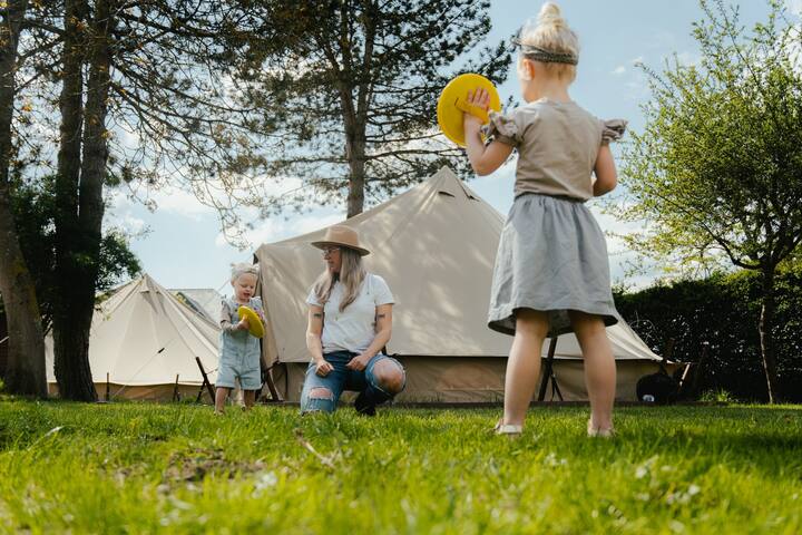 Tipi Tent Near The Reservoir In Luxembourg - Luxemburg