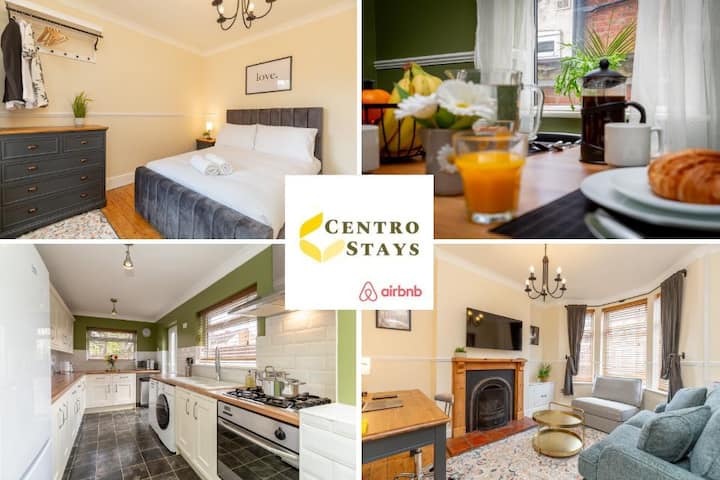 3br 5 Beds Nr Town Centre Trains Parking Fastwifi - Northampton