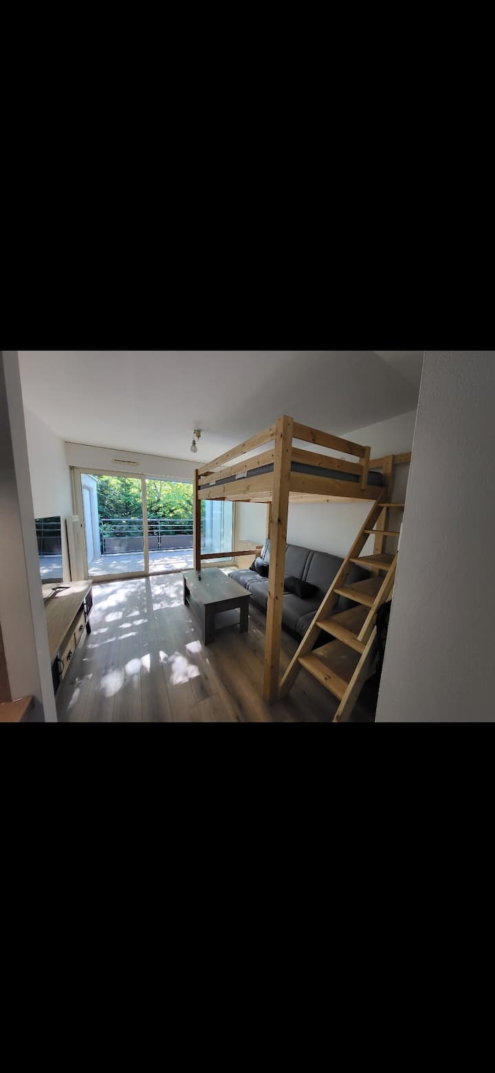 Studio Balcon Refait à Neuf Anglet Côte Basque - Tarnos