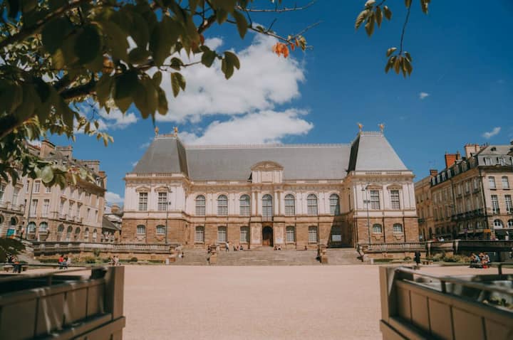 Maison Calme - Jardin Et Coworking - Rue De Nantes - Bruz