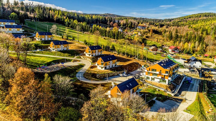 Macadamia - Balcony, View, Air Conditioning, Fireplace - Karpacz