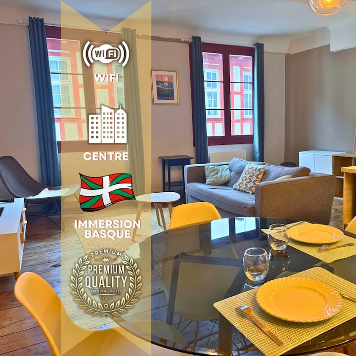 [Charme] Centre - Wifi - Moderne - Bayonne