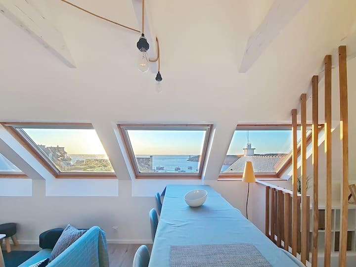 Appart- Vue Mer- Hyper Centre -Embarcadère à Pied - Le Conquet