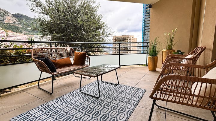 Zwei Zimmer Wohlfühloase In Beausoleil, Parking,ac - Monaco