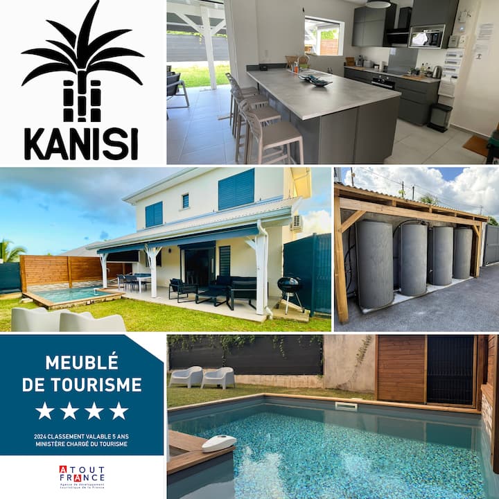 Villa Kanisi 3 Ch, 3 Salles D'eau, Piscine Privée - Guadeloupe