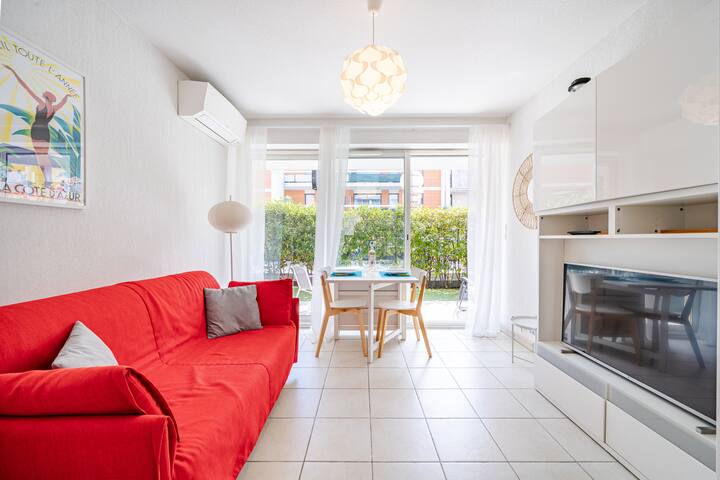 Appartement à 50m De La Plage, Climatisé, Parking - Villeneuve-Loubet